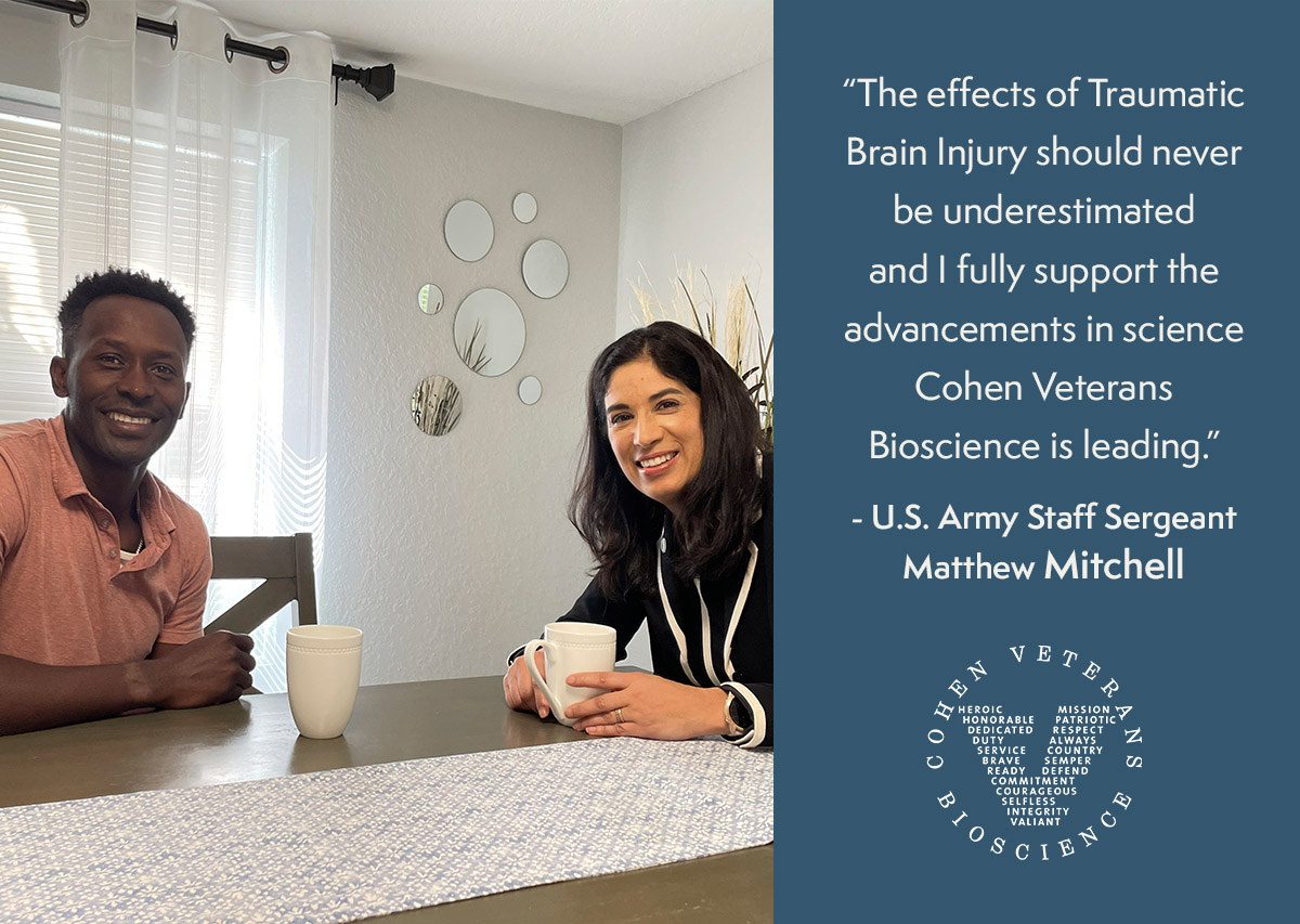 Cohen Veterans Bioscience Joins Veteran Matthew Mitchell on Military ...